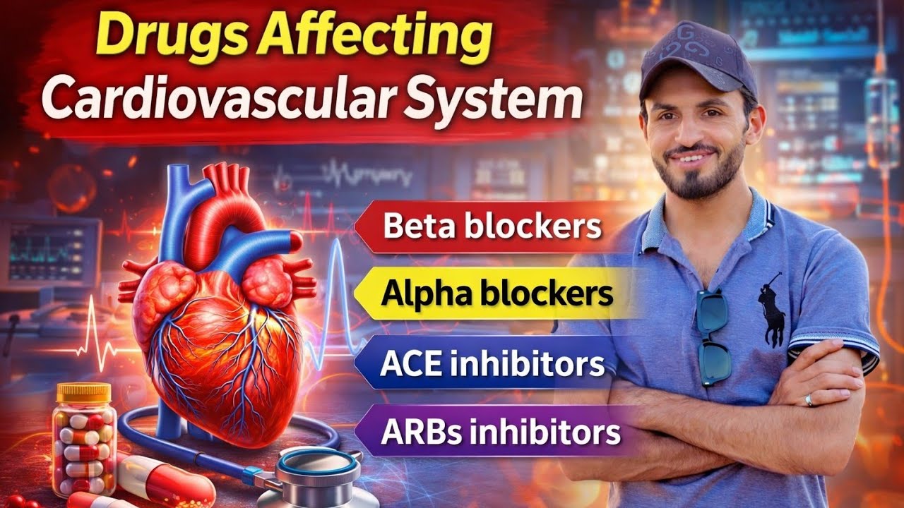 Drugs Affecting Cardiovascular System | Beta blockers & Alpha blockers ...