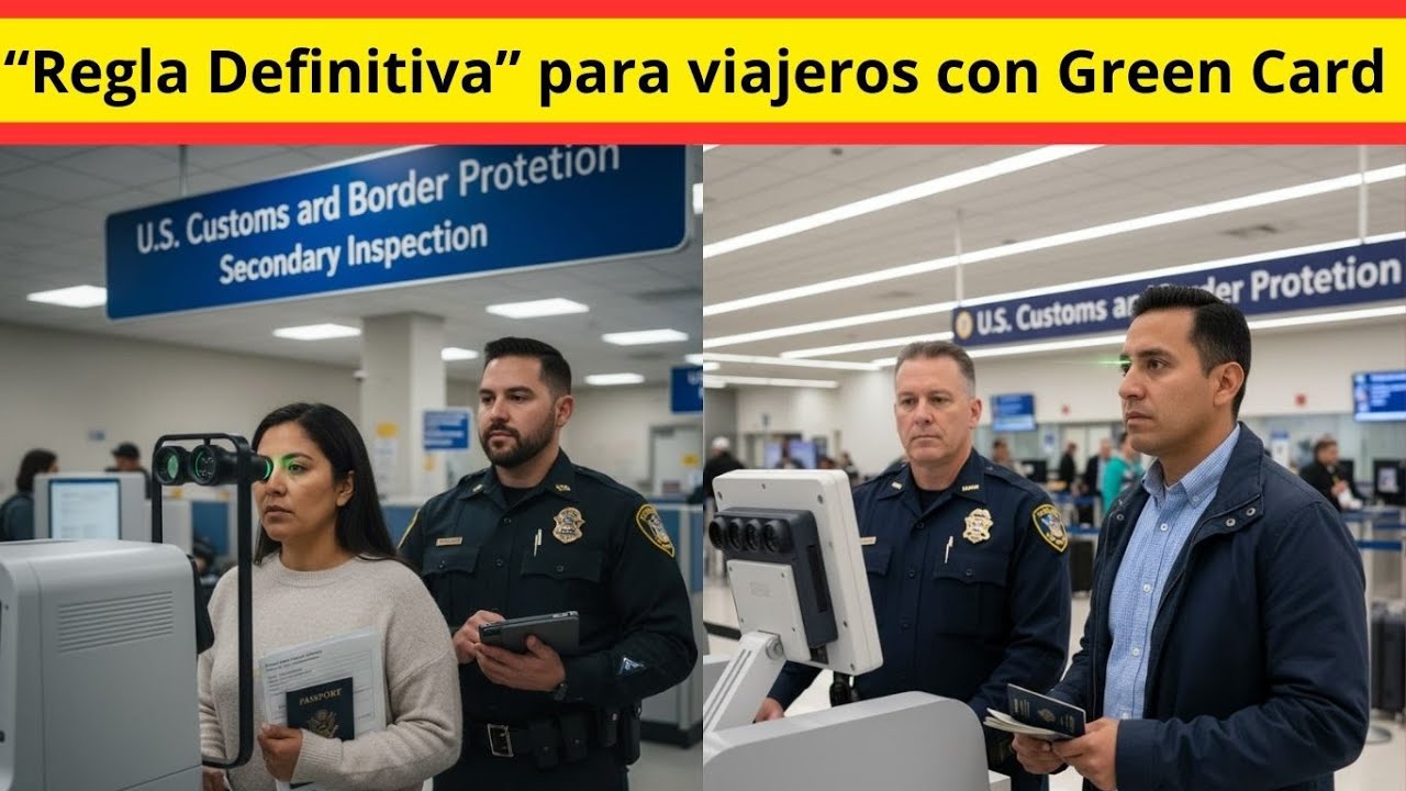 🛑 Hay nueva “Regla Definitiva” para los que tienen Green Card - YouTube