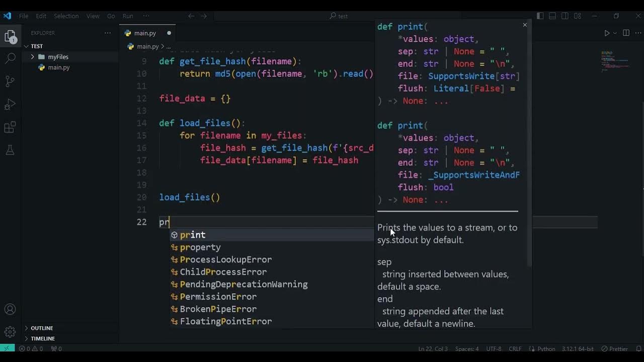 Detect File Changes in Real Time with Python File Monitoring and Hash Comparison - YouTube