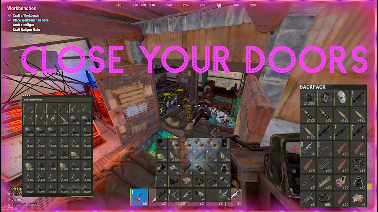 Close Your Doors - Rust - YouTube