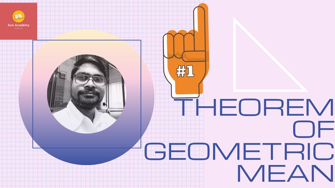 Geometric Mean Formula | Theorem & Proof | In Hindi | How To Find The ...