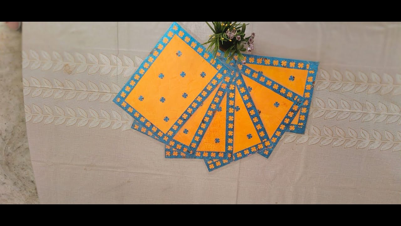 Making Of Dining Table Mat Editied by Reva ji - YouTube
