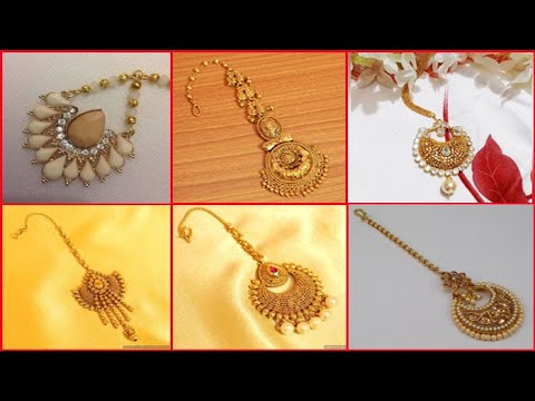 Exclusive Design Metal Tikli For Women || Gold Plated Tikli/Taira ...