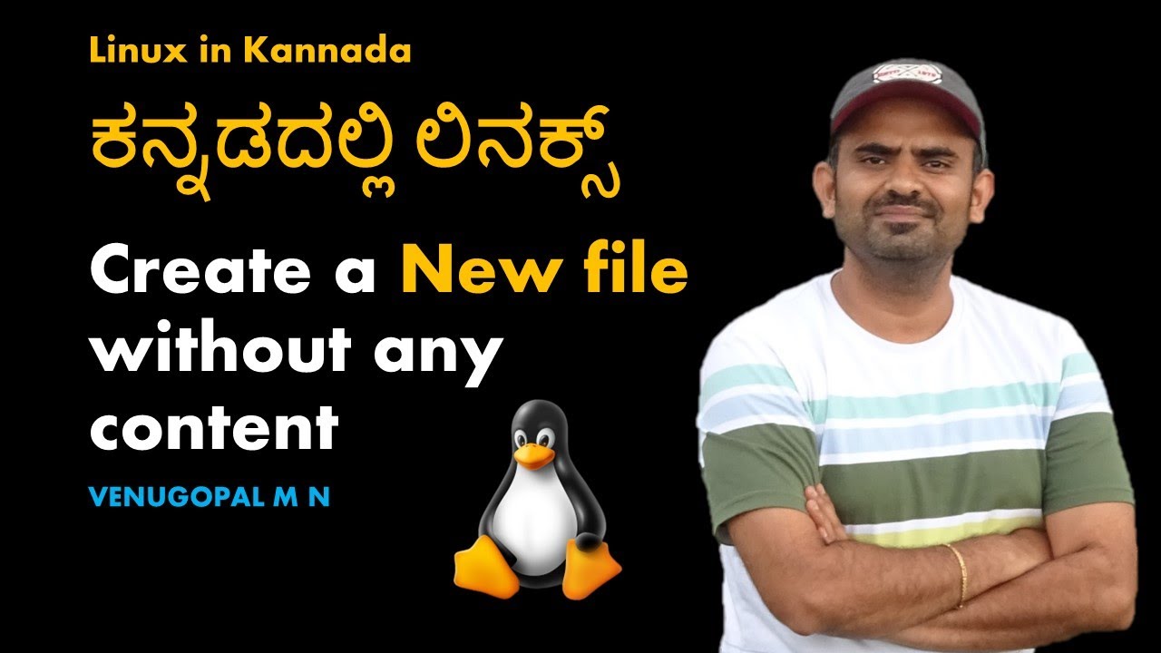 Linux In Kannada 7 Command To Create BLANK File In Current Folder Linux In Kannada 7 Command To Create BLANK File In Current Folder
