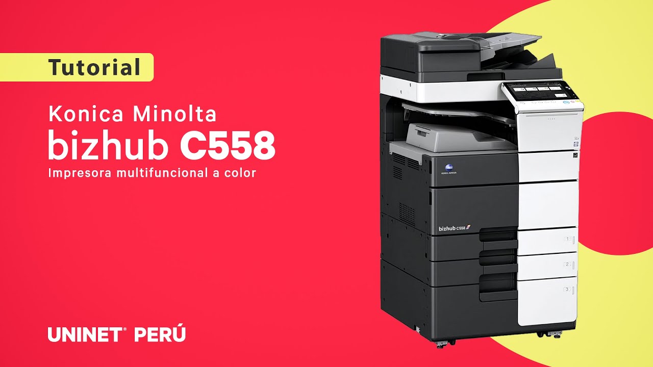 Tutorial Completo: Configura la Konica Minolta Bizhub C558 para Copias ...