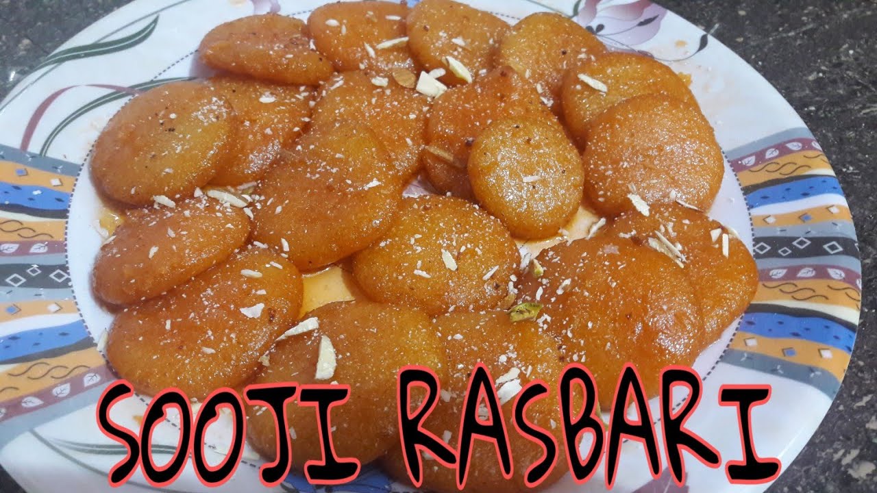 Sooji Rasbari Recipe || How to make sooji rasbari at home || Easy ...