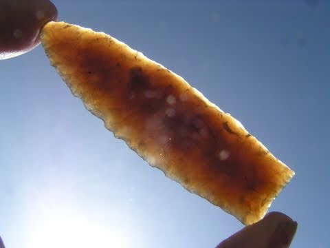 Flint Knife part 4, Hammerstones and antler - YouTube