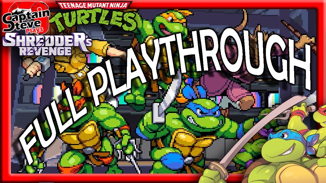 Teenage Mutant Ninja Turtles Shredders Revenge TMNT Full Playthrough ...