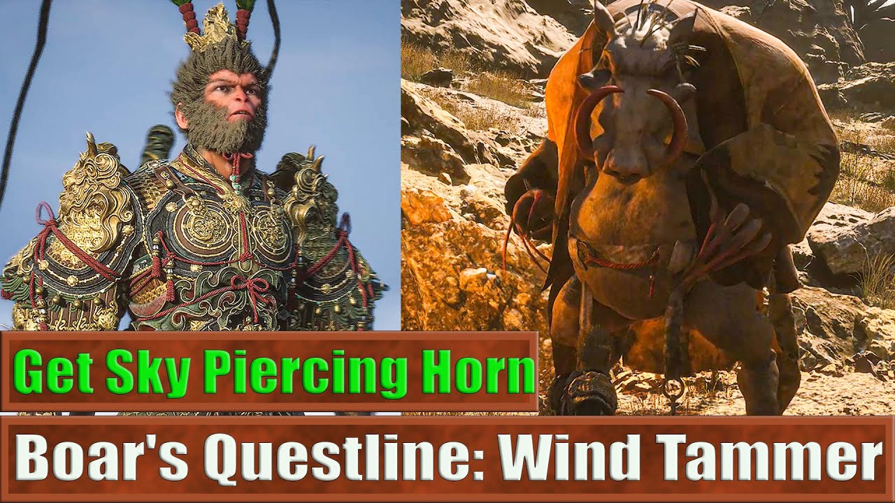 Chapter 2: Boar's Questline: Reward Wind Tamer & Sky Piercing Horn ...