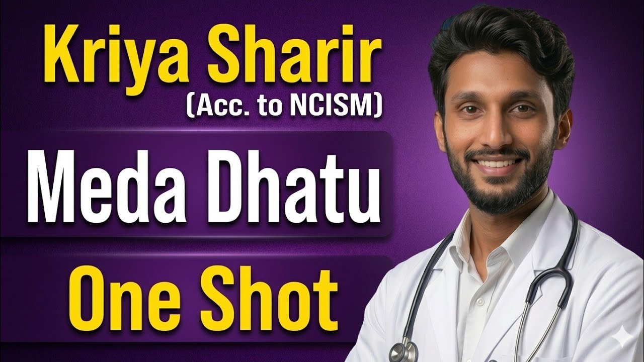 Kriya Sharir Chapter 17 | Meda Dhatu Explained | BAMS 1st Year | NCISM ...
