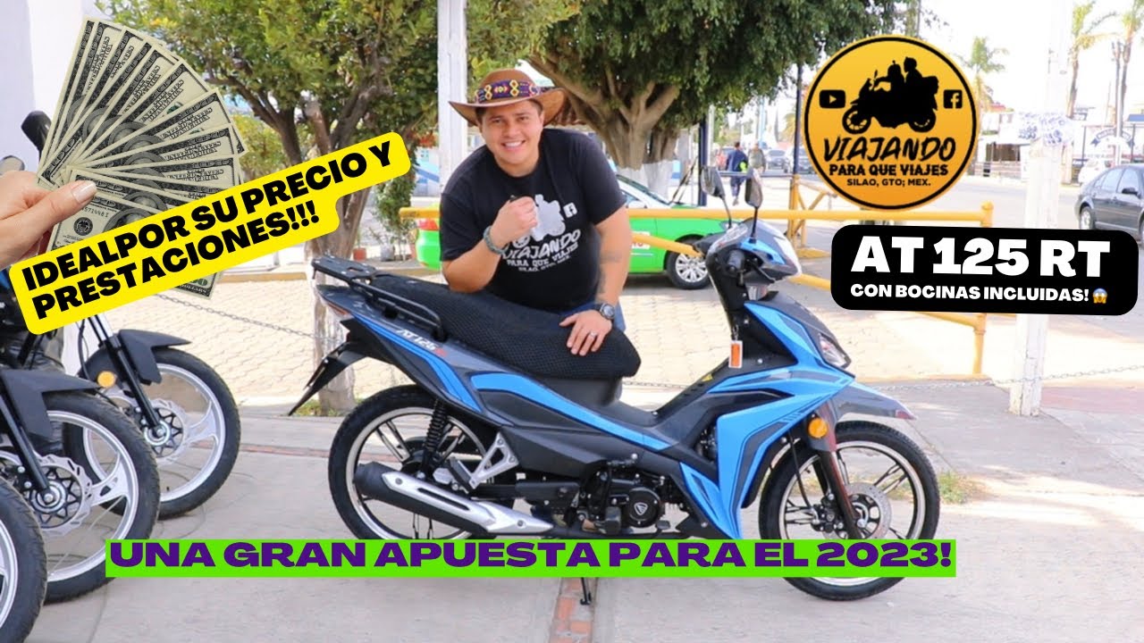 Nueva Italika AT125 RT 2023!!! Review! Ideal como primer moto!!! - YouTube