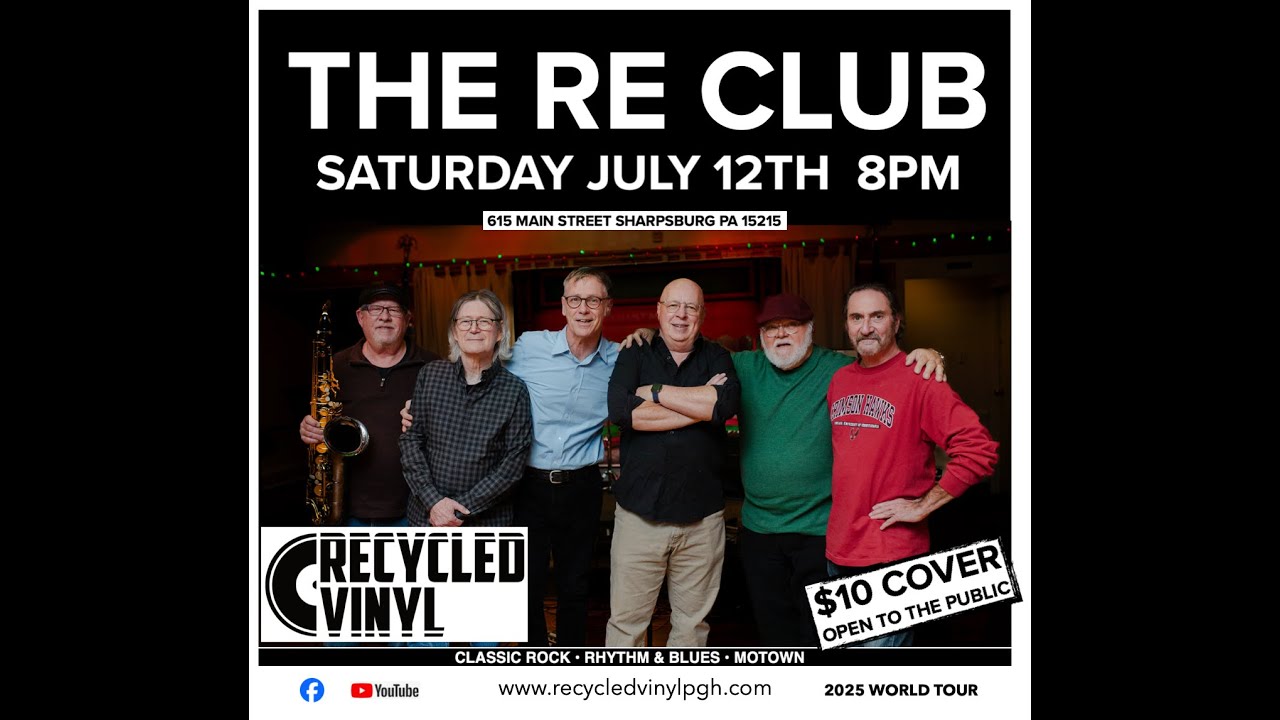 RECYCLED VINYL - RE CLUB - JULY 2025 - YouTube