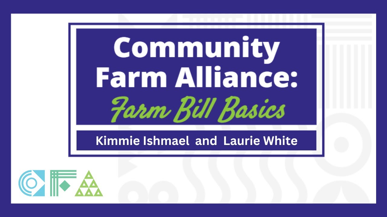 Farm Bill Basics 2023: Introduction - YouTube