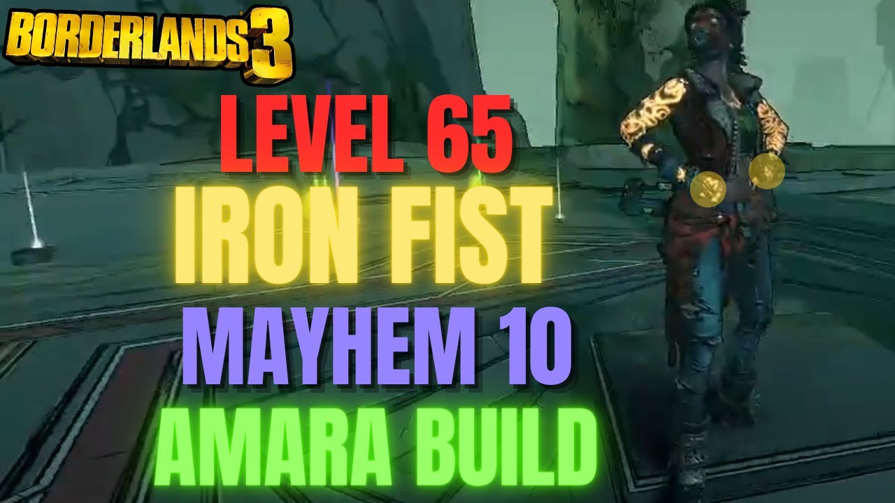 Best (Melee) Iron Fist AMARA Build! | Level 65 Mayhem 10 | Borderlands ...