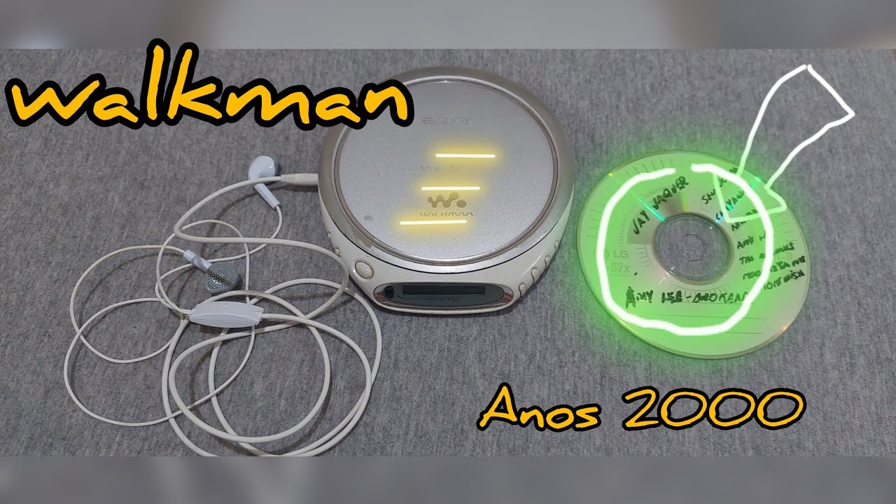 Walkman Sony em pleno funcionamento ANOS 2000 - YouTube