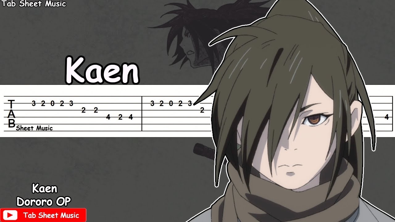 Dororo OP - Kaen Guitar Tutorial - YouTube