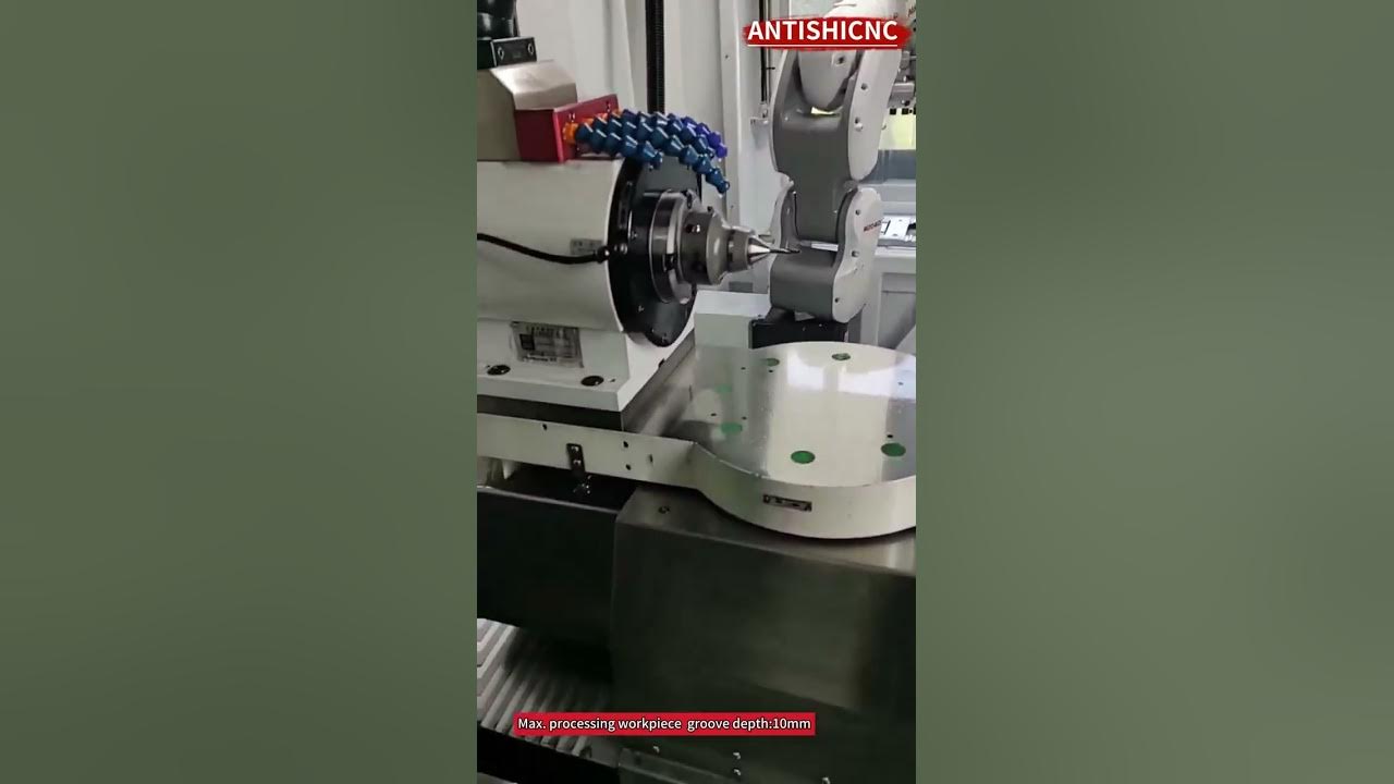 CNC five-axis tool grinder #machine #cncmilling - YouTube