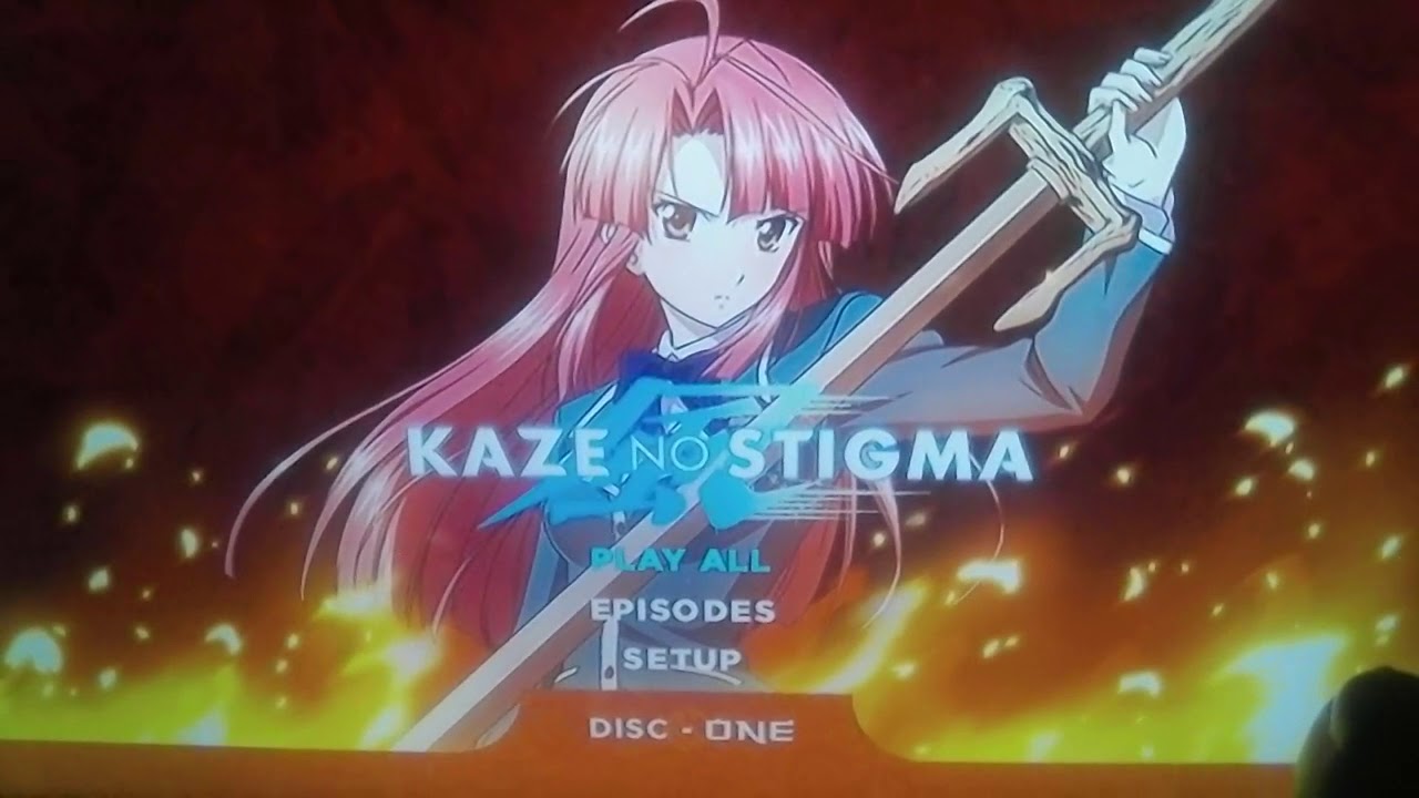 Kaze no Stigma, vol. 2 Disc 1 DVD Menu - YouTube