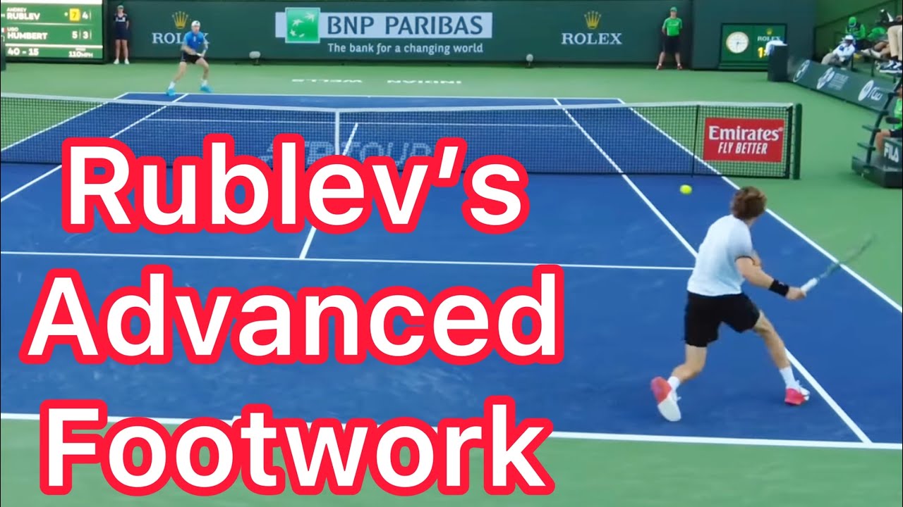 Copy This Advanced Footwork From Andrey Rublev (Tennis Movement ...