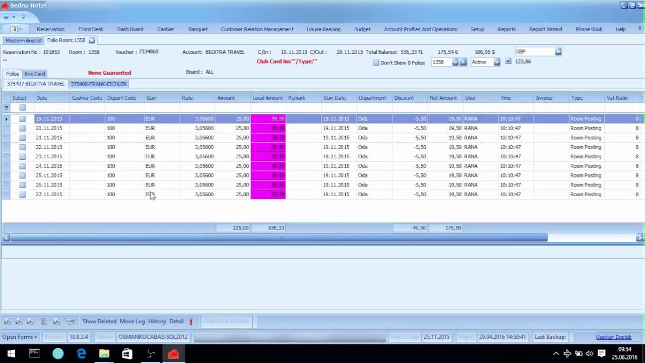 02.Cashier - Master Folios - YouTube