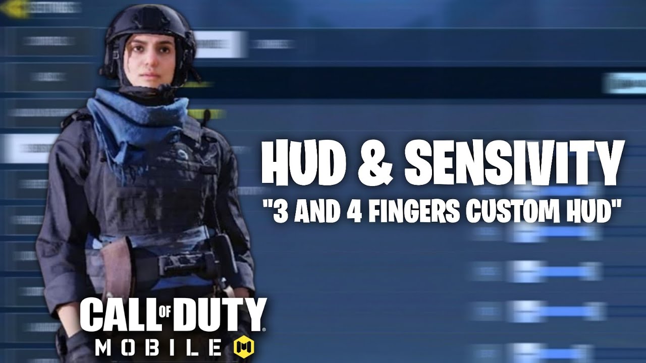 BEST CUSTOM HUD FOR 3 AND 4 FINGERS | CALL OF DUTY MOBILE - YouTube