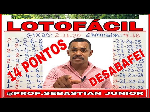 LOTOFÁCIL - 10 COMBINAÇÕES PRONTAS - 23 DEZENAS - 3 FIXAS + DESABAFO DO PROFESSOR