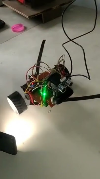 Automated guided vehicle using OpenCV Library - YouTube