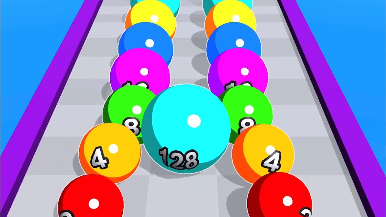 2048 Colors Ball Run 💸🎱 ️MAX LEVELS!! All Levels Gameplay Walkthrough ...