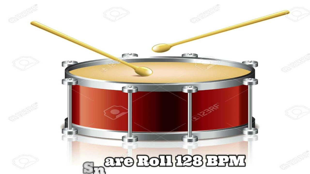 Snare Roll 128 BPM - YouTube