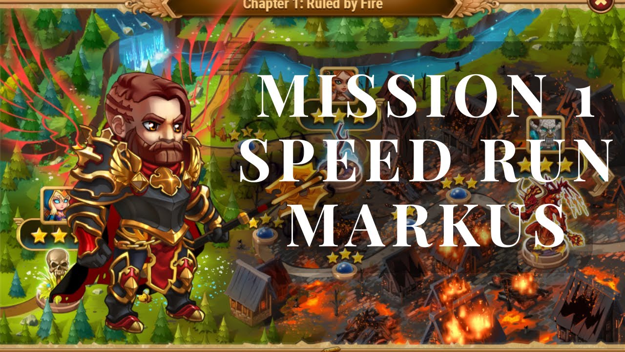 Markus Speedrun - Hero Wars Dominion Era - Chapter 1 - Mission 1 - YouTube