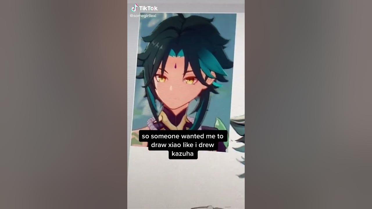 Drawing Xiao As Thirst Trap Youtube