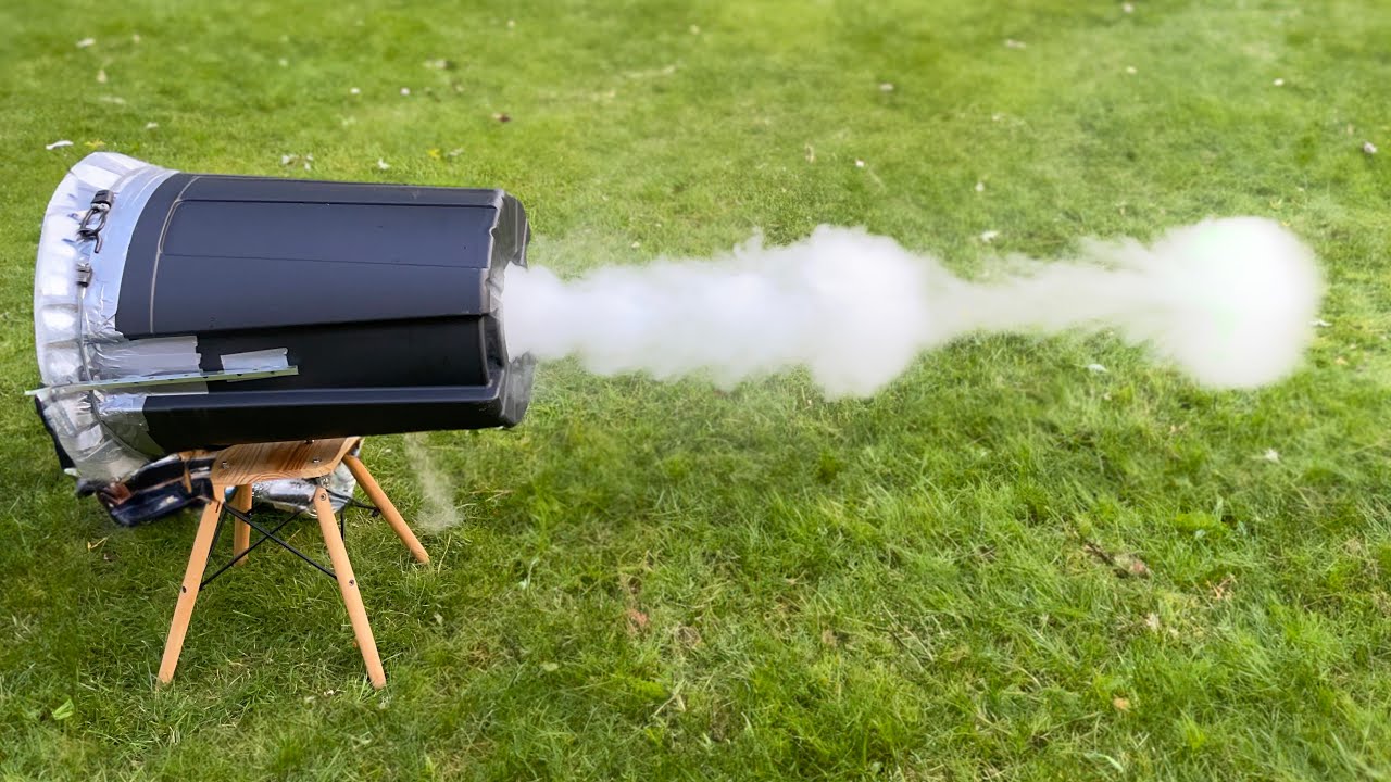 Building a Vortex Cannon (Air Cannon) - YouTube