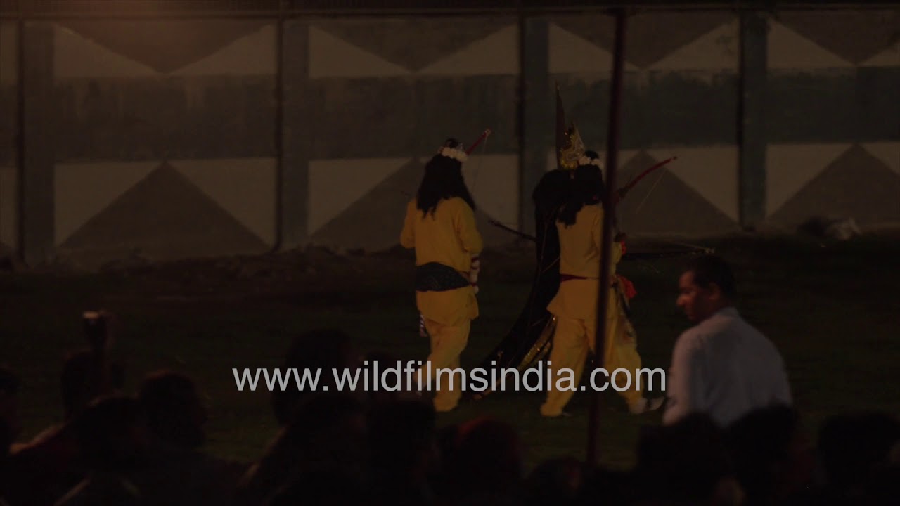 Final battle between Rama and Ravana - Dussehra - YouTube