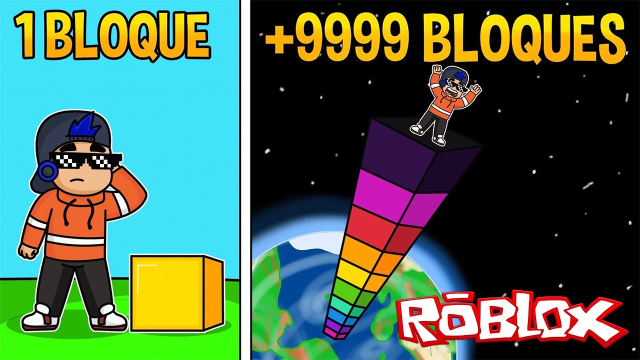+1 BLOQUE CADA SEGUNDO EN ROBLOX 😱💥 | CONSTRUIMOS LA TORRE MAS ALTA DE ...