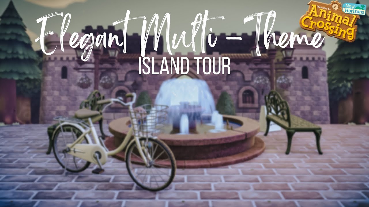 Elegant Multi-Themed Island Tour | Animal Crossing New Horizons - YouTube