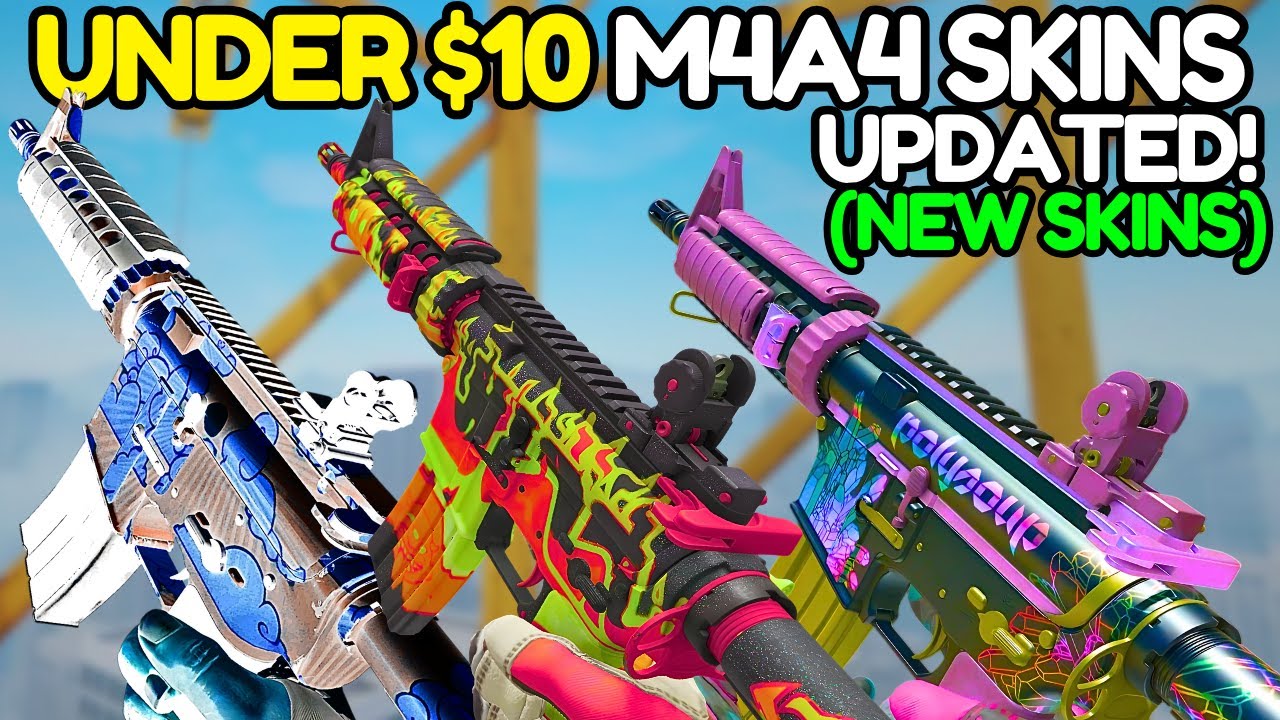 BEST CHEAP M4A4 Skins Under $10 in CS2 (Budget M4 Skins 2025) - YouTube