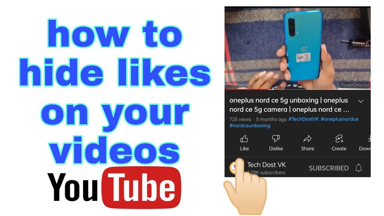 how to hide likes and dislikes | How to hide likes on youtube| Hide ...