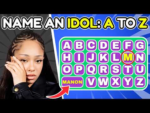 NAME A K-POP IDOL FROM LETTER A TO Z!🔠💖ULTIMATE Alphabet Quiz Challenge | K-Pop Quiz Game 2026