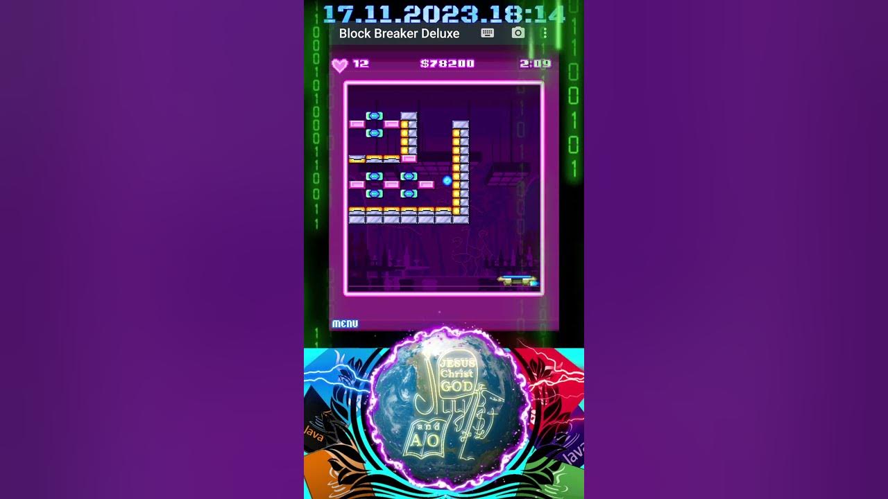 Java retro mobile games;_135 Block Breaker Deluxe - YouTube