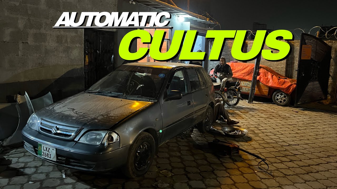 PROJECT AUTOMATIC CULTUS 1000cc K10a ENGINE INSTALLED - YouTube