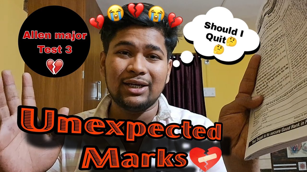 ALLEN MAJOR 3 :Low-Scoring Test Analysis,When Nothing Goes Right🤯👀 ...