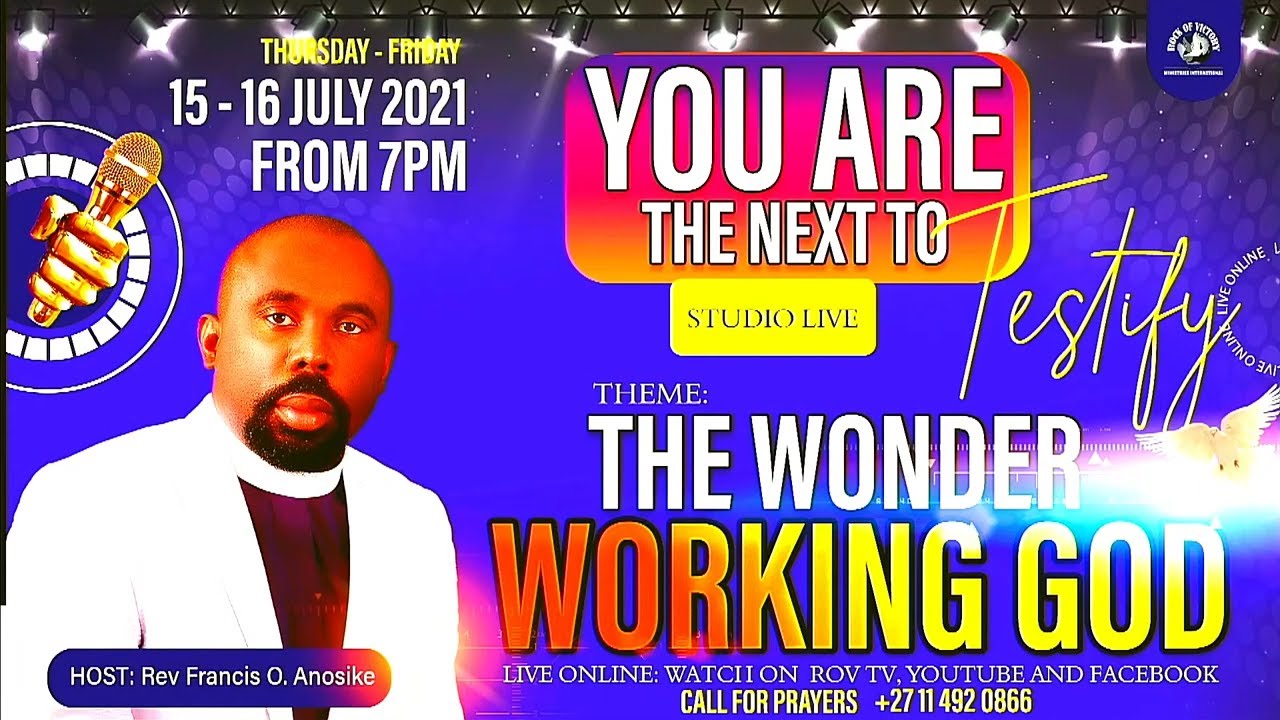 The Wonder Working God | Day 2 | 16/07/2021 - YouTube