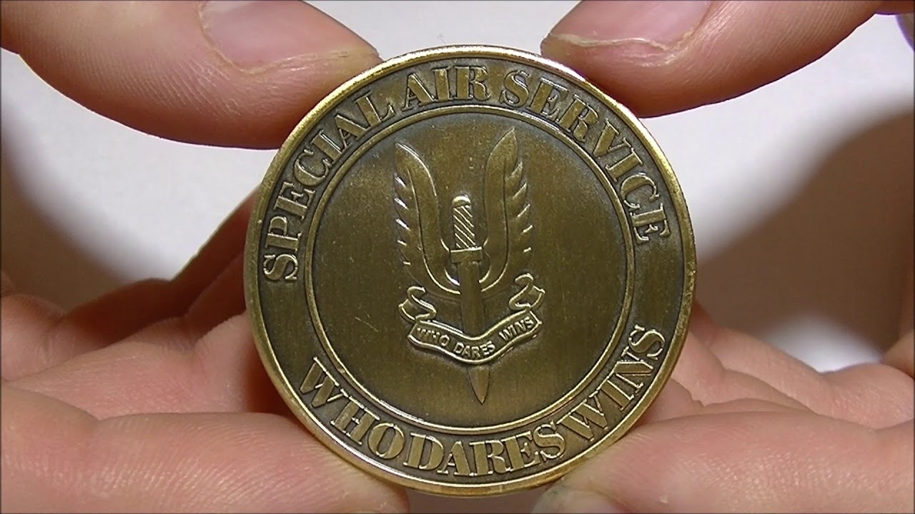 SAS Special Air Service Challenge Coin - YouTube