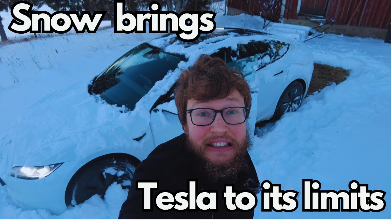 Preparing a Tesla Model 3 in Winter - Battery Drain & Defrost Time ...