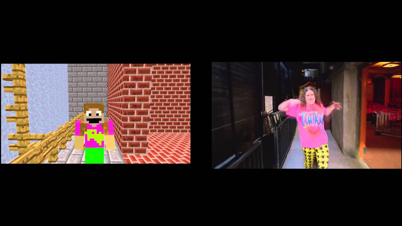 "Weird Al" Yankovic - Tacky Music Video In Minecraft - YouTube