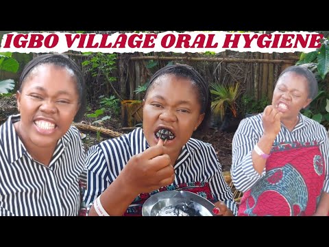 Typical African Igbo ORAL HYGIENE Practices At Home #CharcoalOralUsage ...