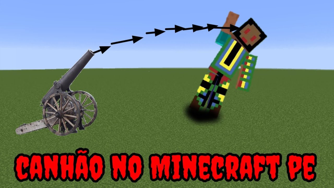 como fazer um canhão no Minecraft pe 1.17 (muito fácil) - YouTube