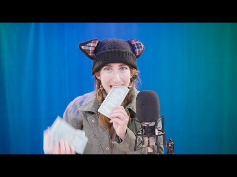 ASMR Trying Edible German Paper - YouTube