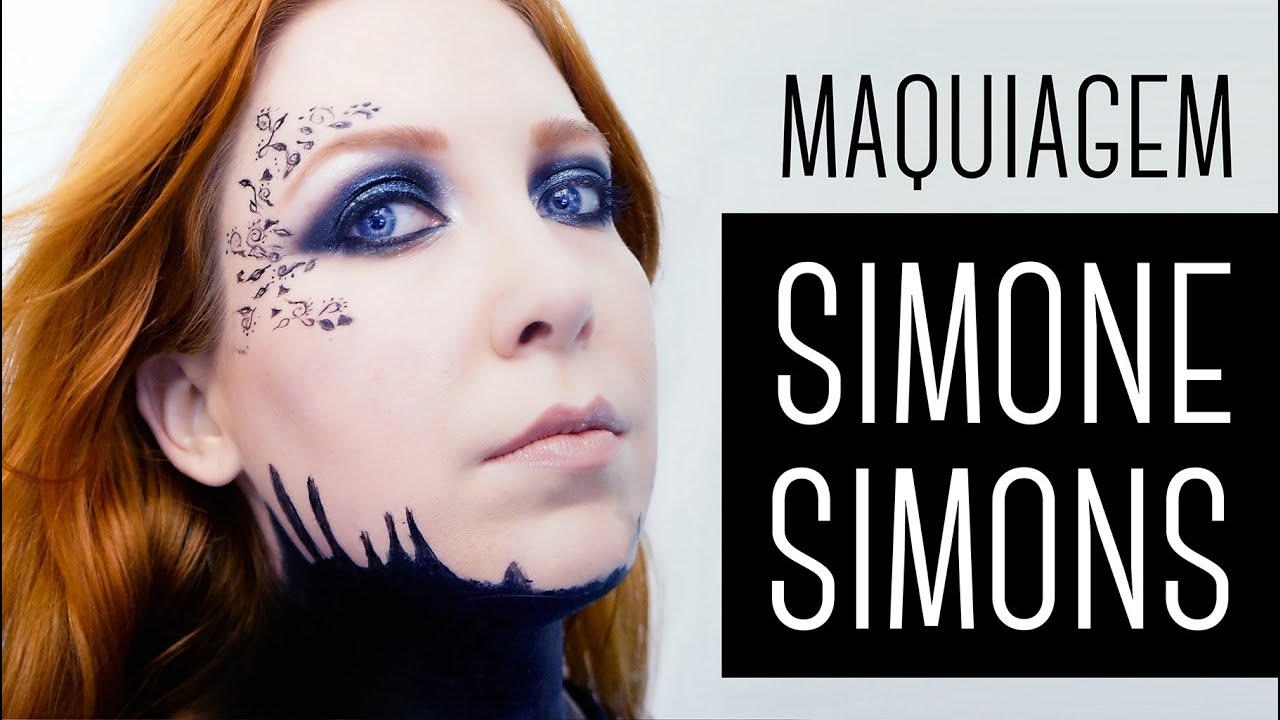 Simone Simons Makeup Tutorial - YouTube