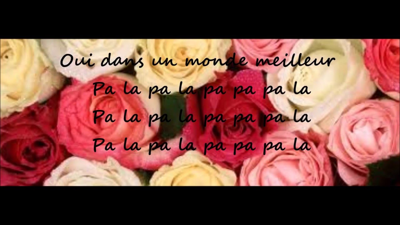 Dans un monde meilleur - Keen'V - YouTube
